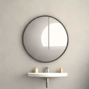 Bathroom Mirror Glued To Wall